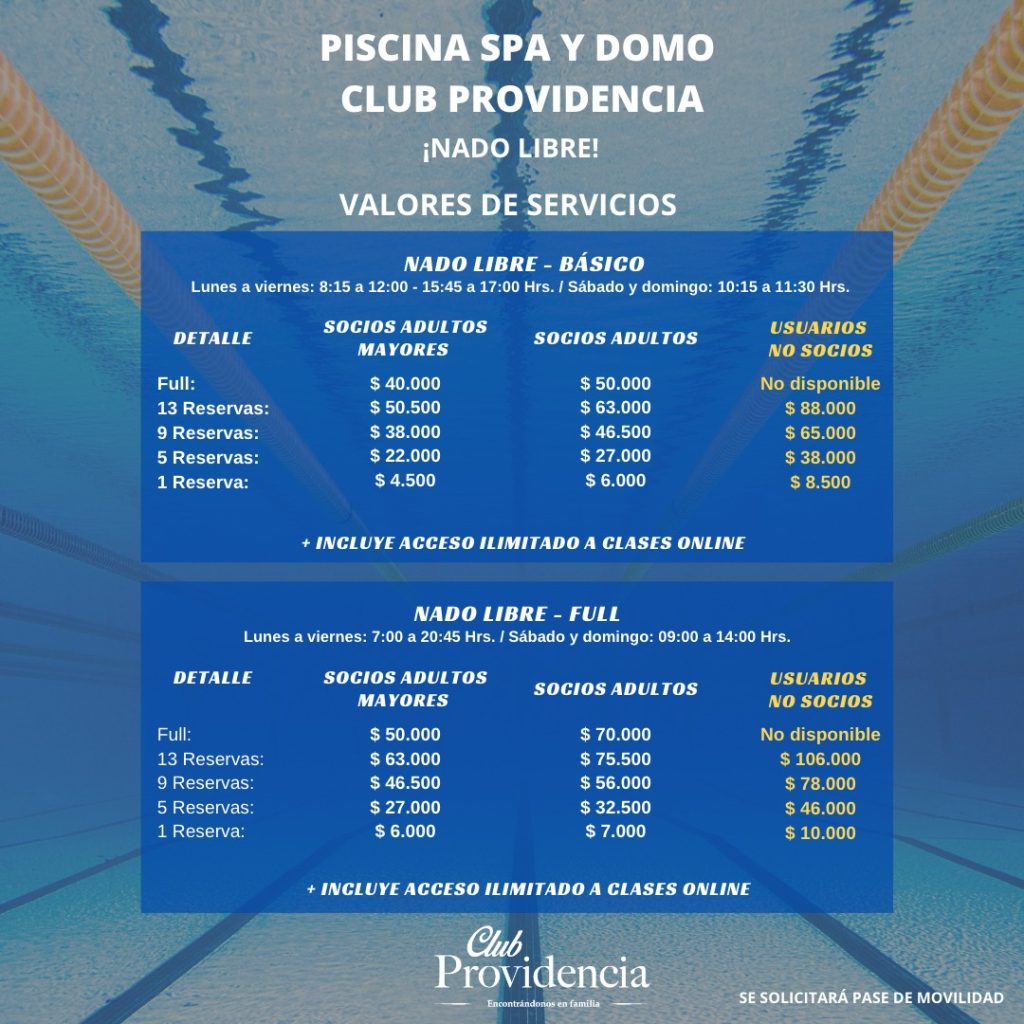 Piscina Spa & Domo - Club Providencia